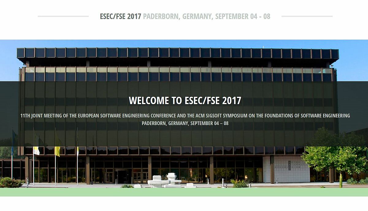 SICP unterstützt "European Software Engineering Conference ESEC/FSE ...
